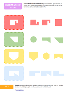 Desarrollo de la discriminación visual — Publicaciones de Upbility