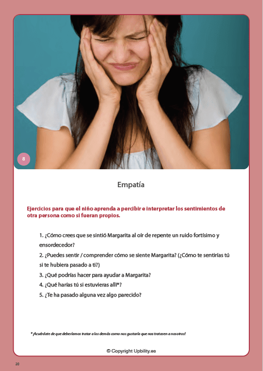 TARJETAS ILUSTRADAS | Desarrollo de la empatía — Publicaciones de Upbility
